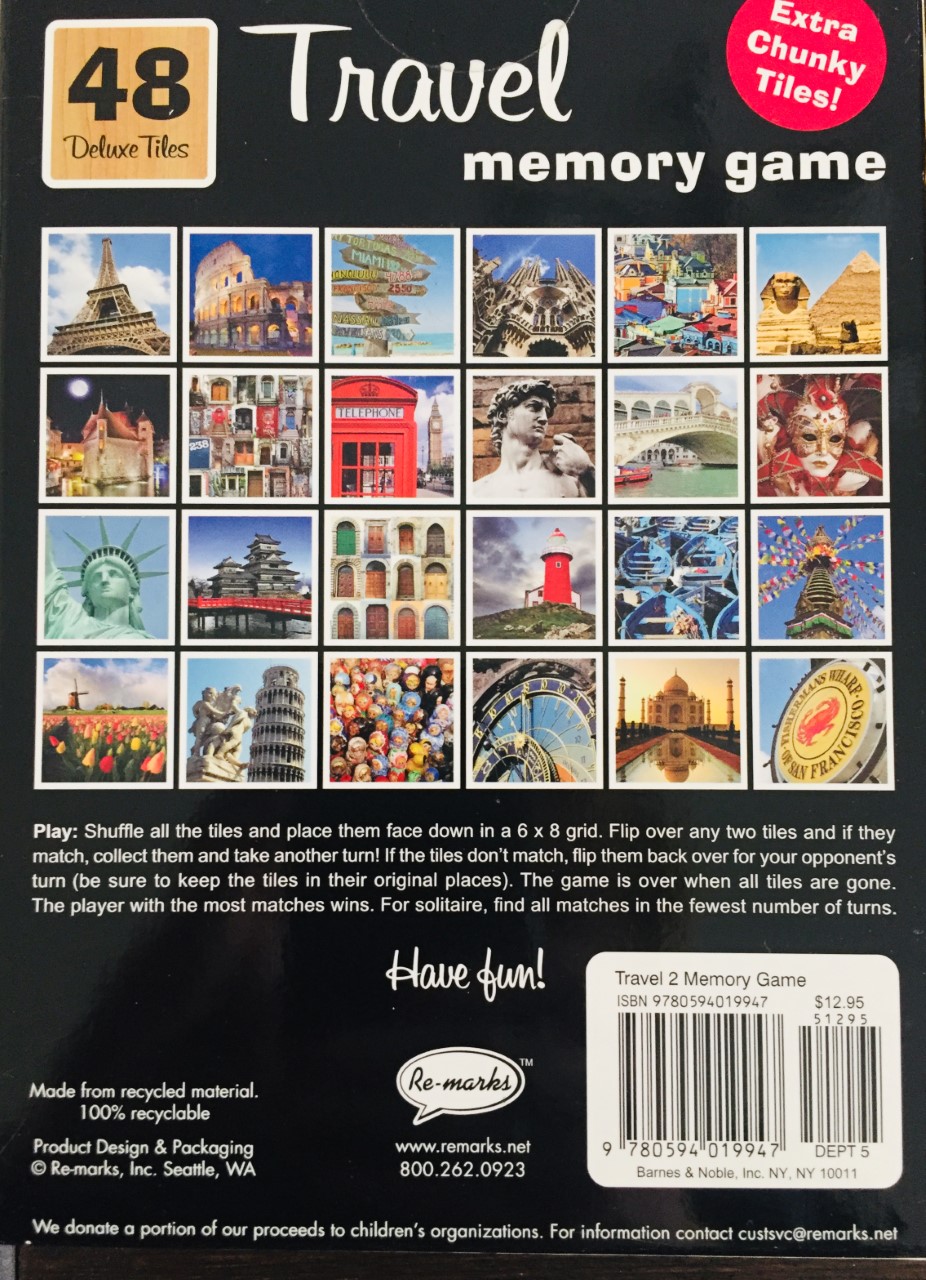 Travel to distance places… PLAY the Memory Game. | Brilliant Viewpoint